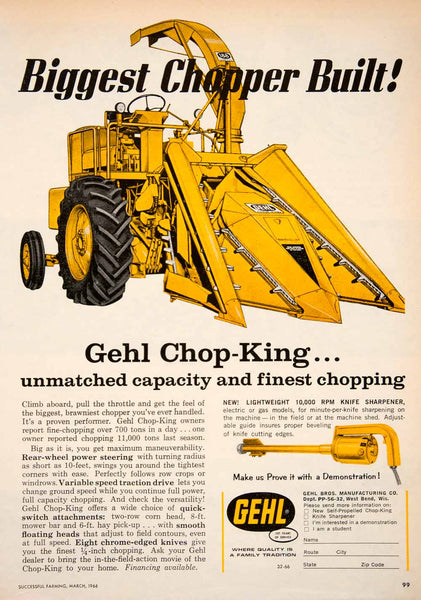 Gehl Self Propelled Chopper