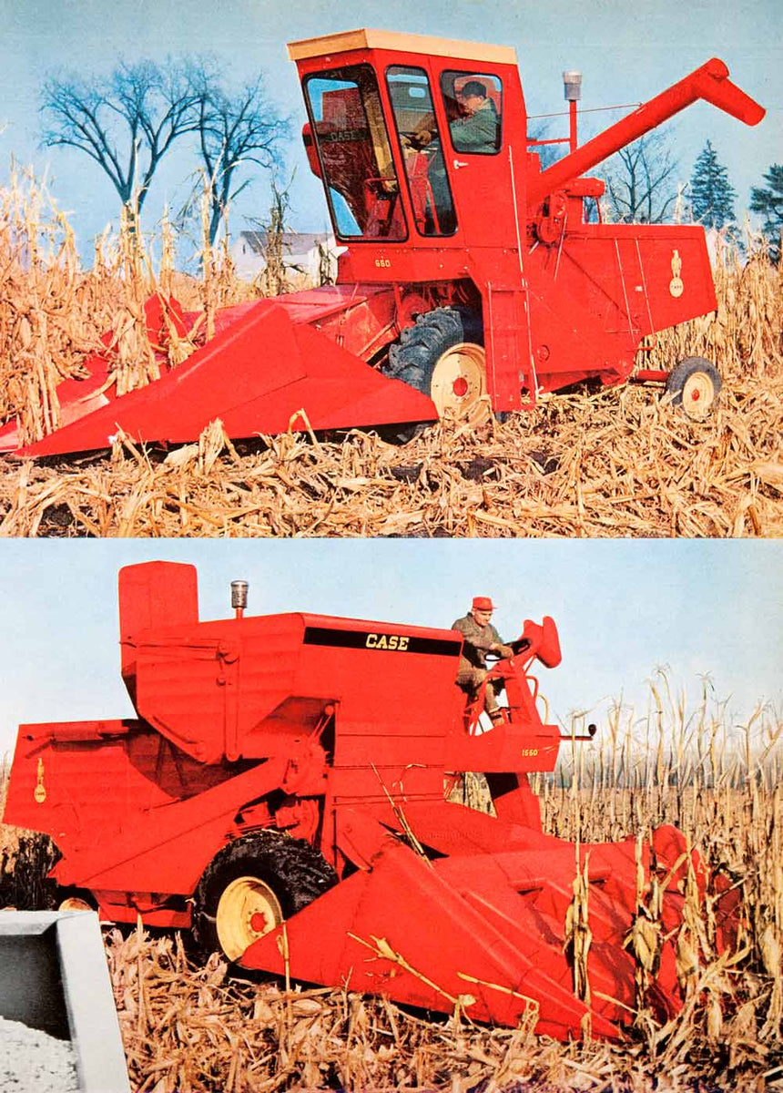 1968 Ad Case 660 1660 Farming Combine Machinery Agriculture Equipment ...