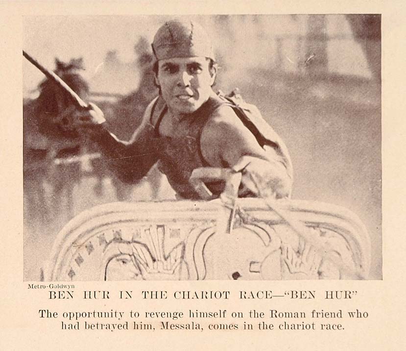 Ben Hur 1925 Chariot Race