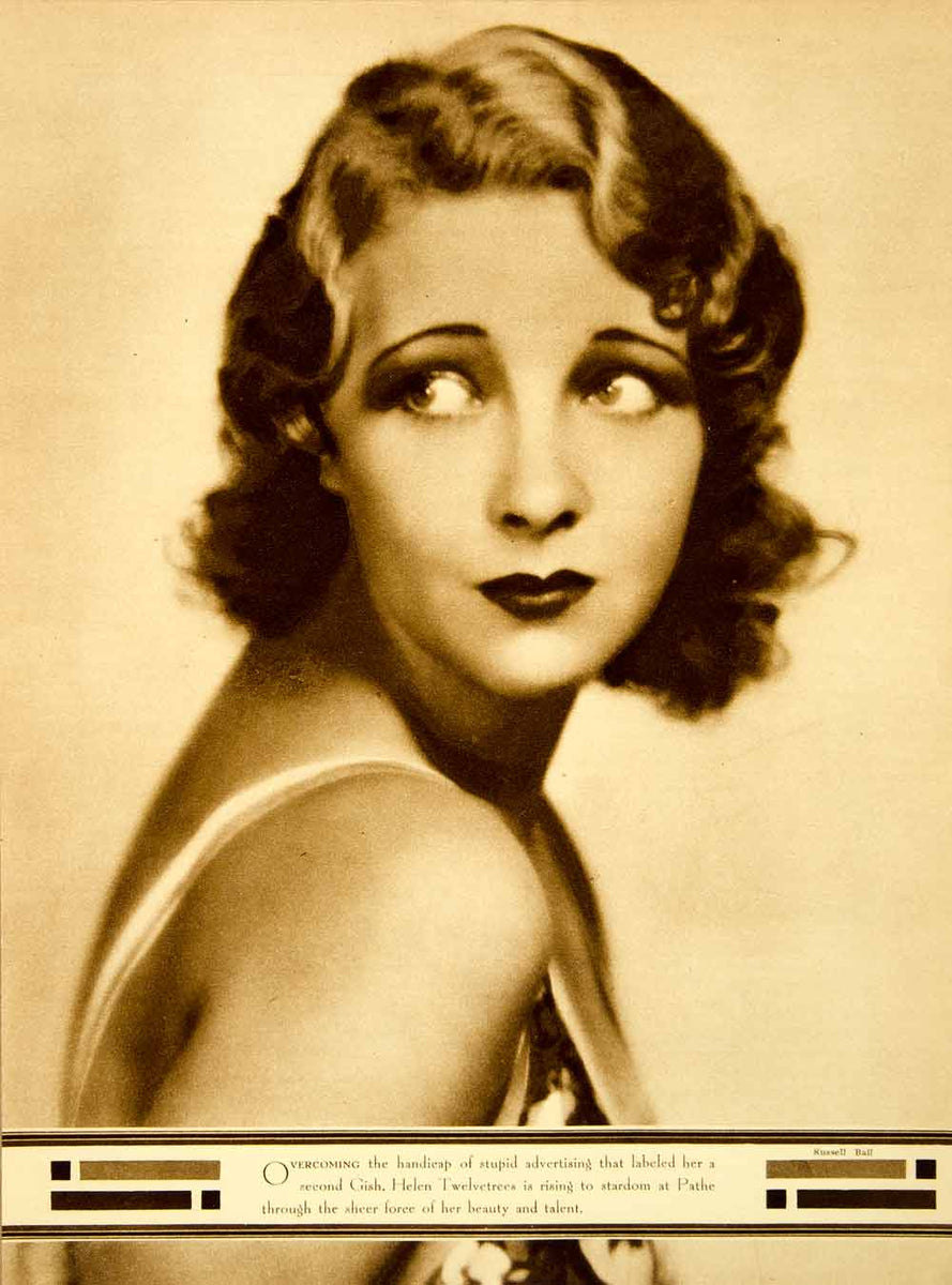 1930 Rotogravure Helen Twelvetrees Pathe Brothers Production Portrait ...