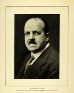 1936 Print Portrait Dr. Albert Sezary French Dematologist Dermatology ...