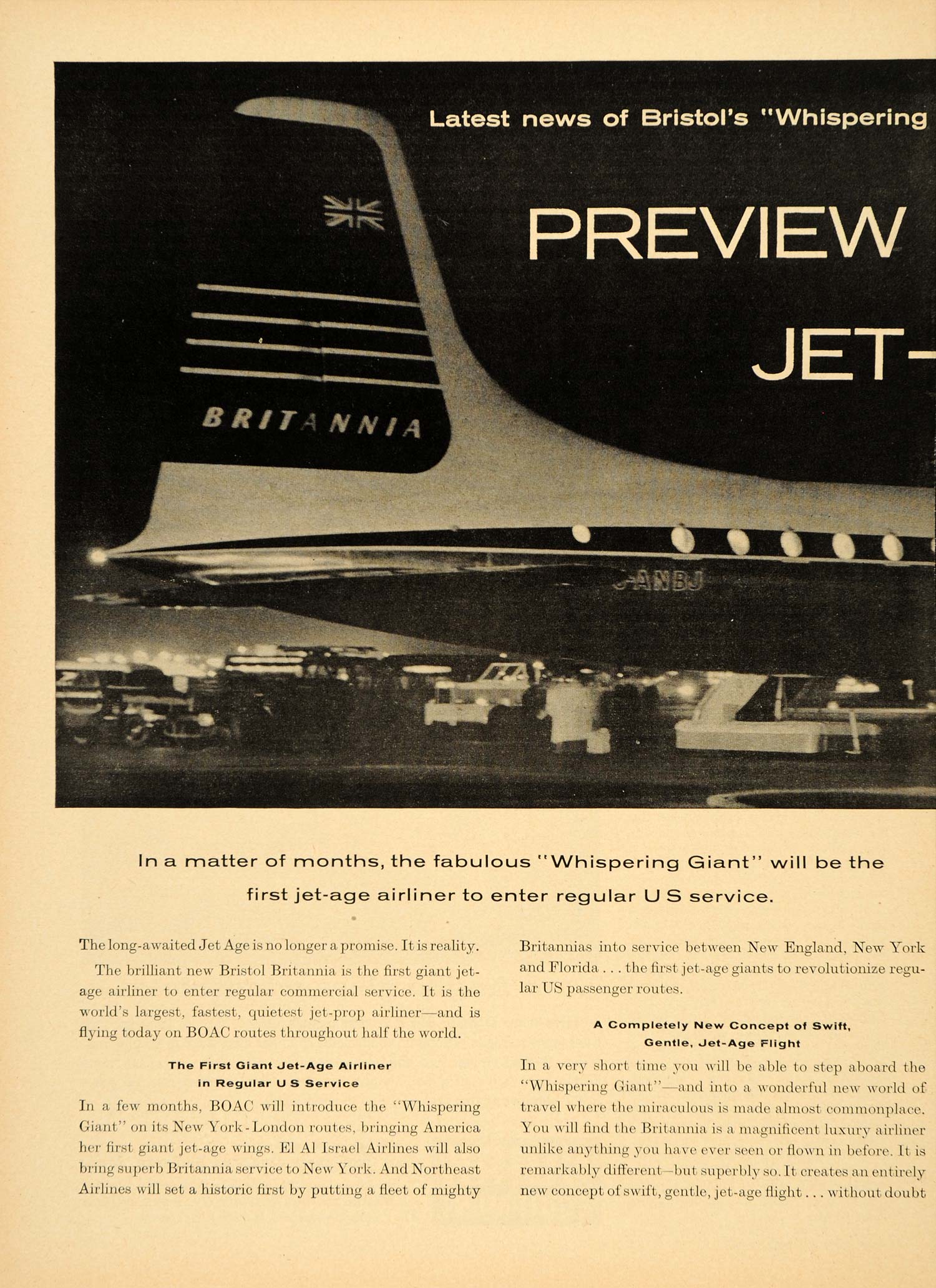 Jet Airliner Advertising