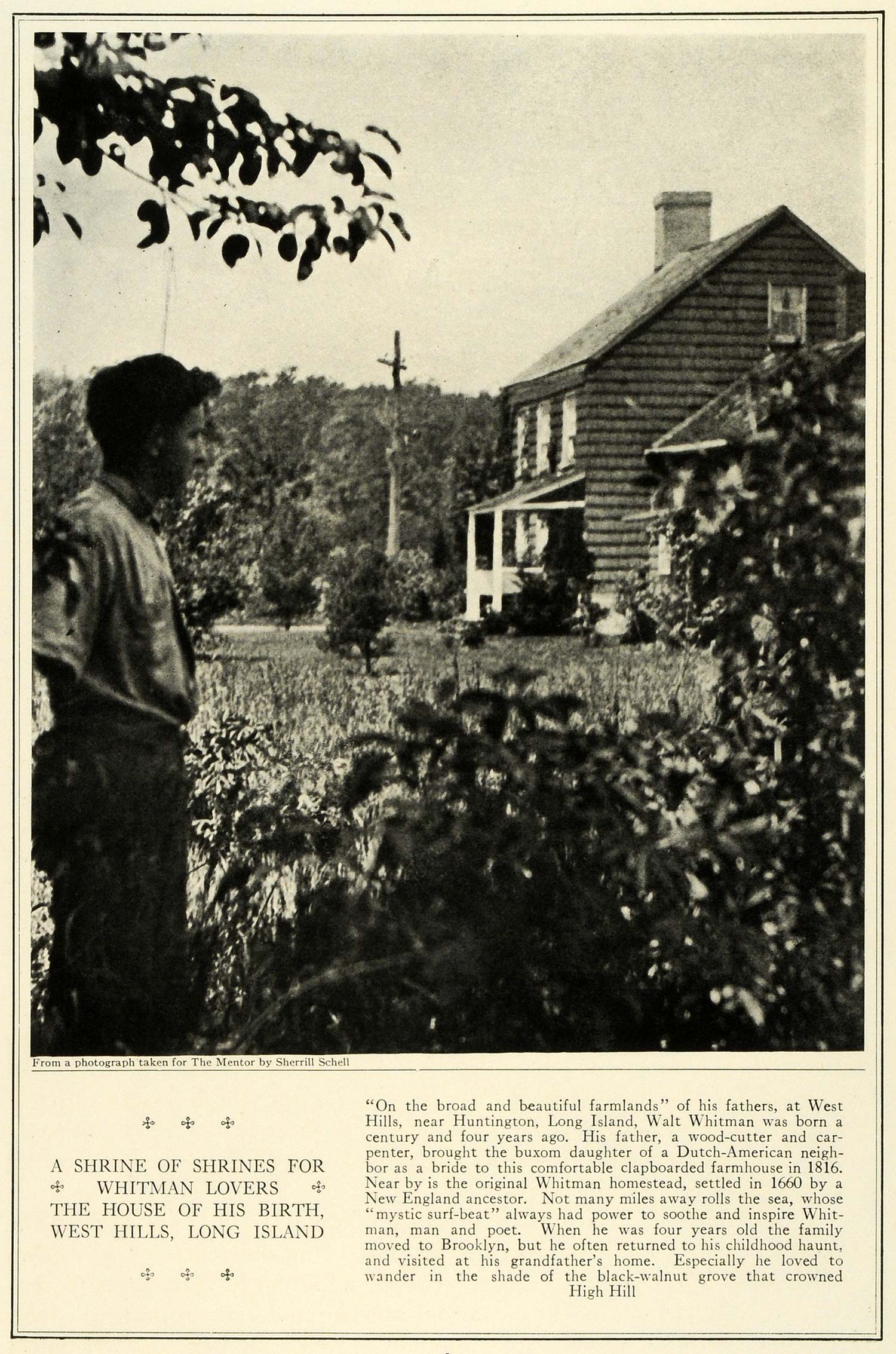 Walt Whitman Birthplace