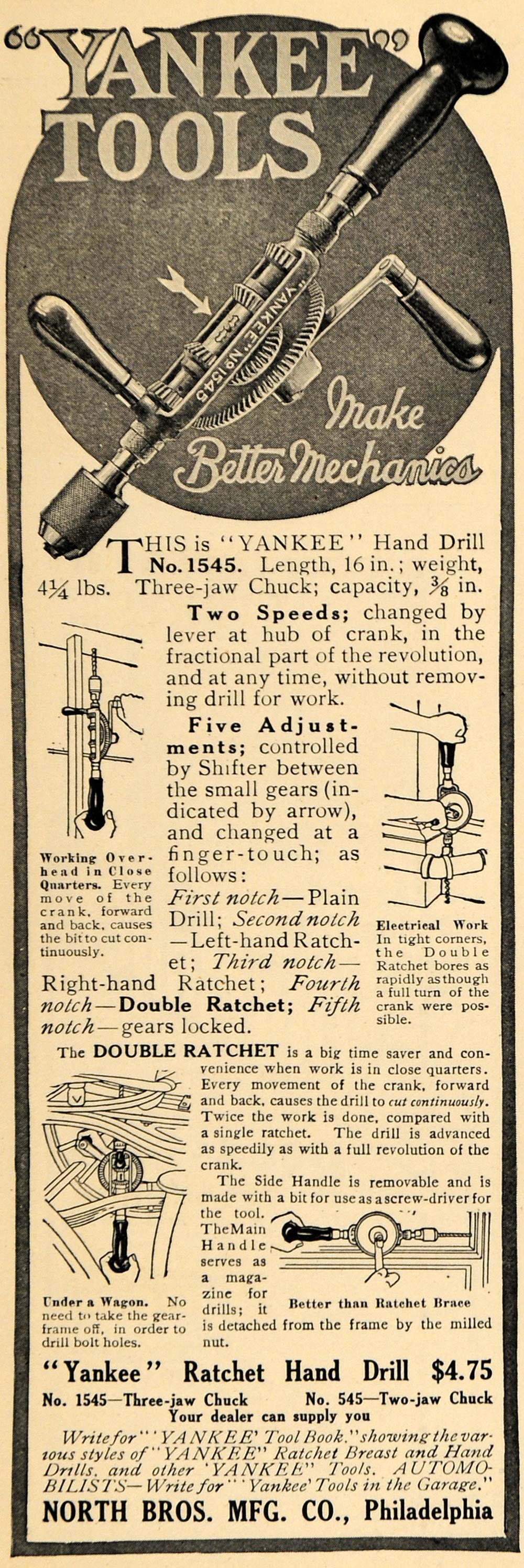 Yankee Tool Drill