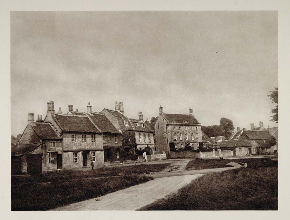 1926 English Architecture Biddlestone Wiltshire England - ORIGINAL UK1 ...