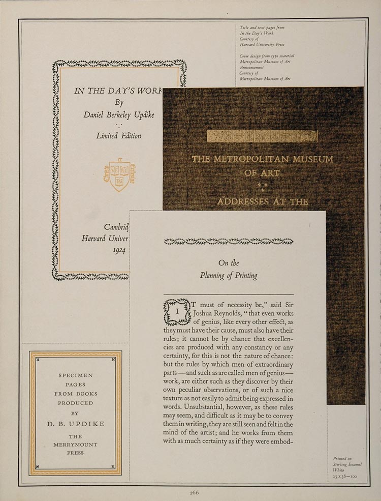 1926 Print D. B. Updike Merrymount Press Book Pages - ORIGINAL – Period ...