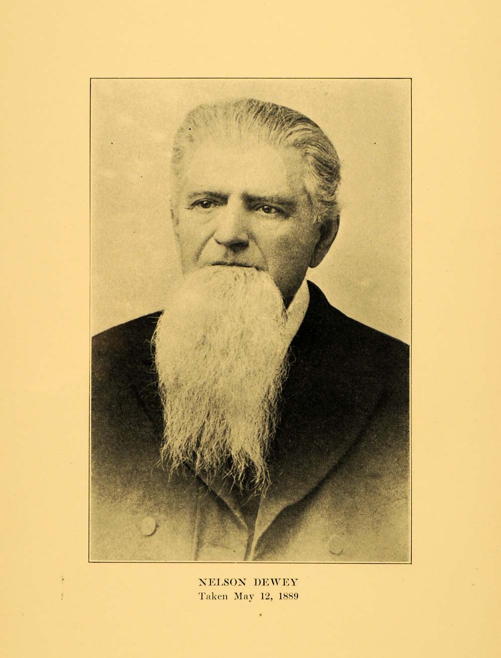 1927 Print Wisconsin First Governor Nelson Dewley 1889 ORIGINAL HISTOR ...