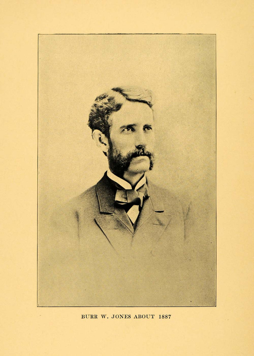 1937 Print House of Representatives Burr W Jones 1887 - ORIGINAL HISTO ...