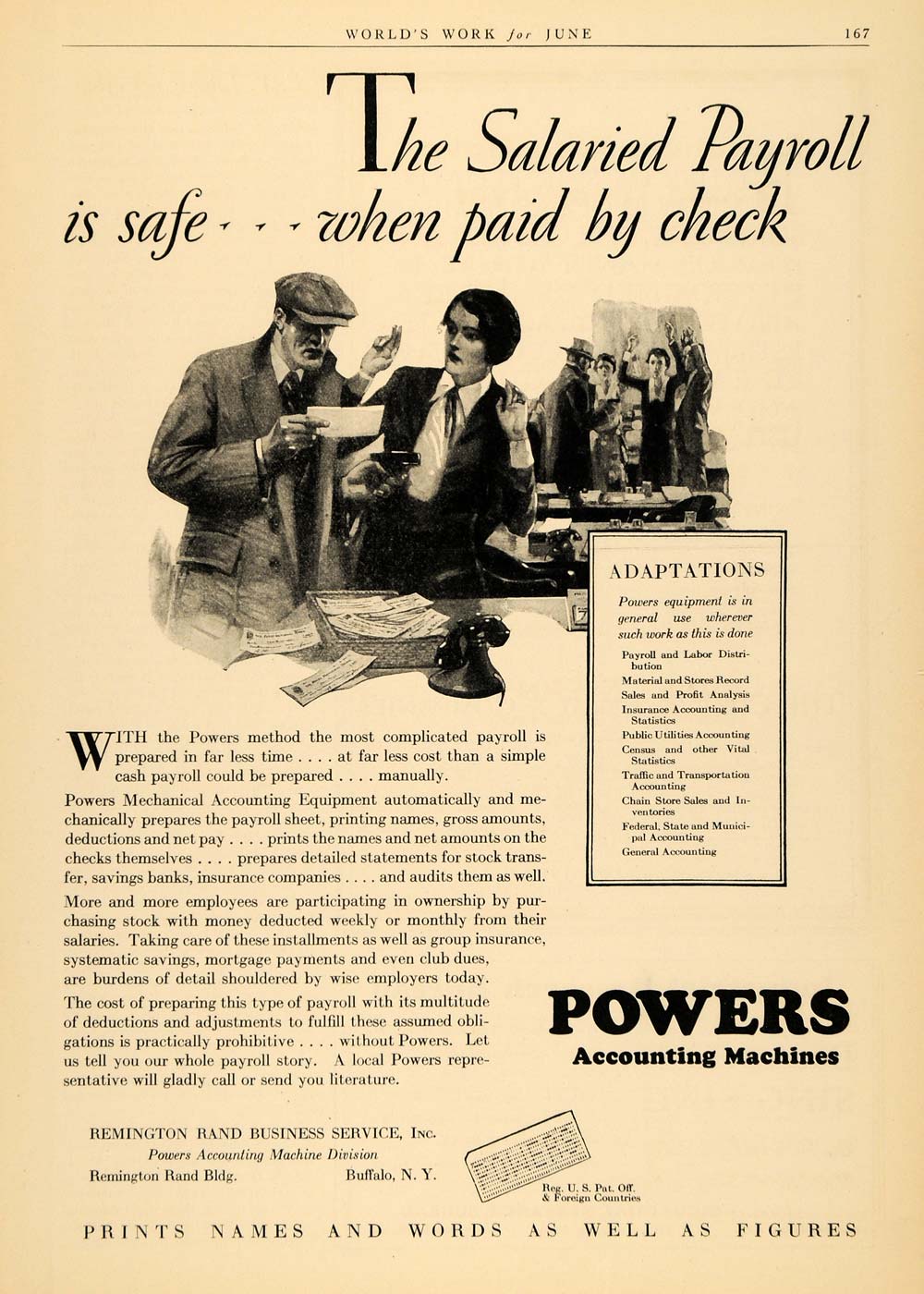 1929 Ad Remington Rand Business Service Accounting - ORIGINAL ADVERTIS ...