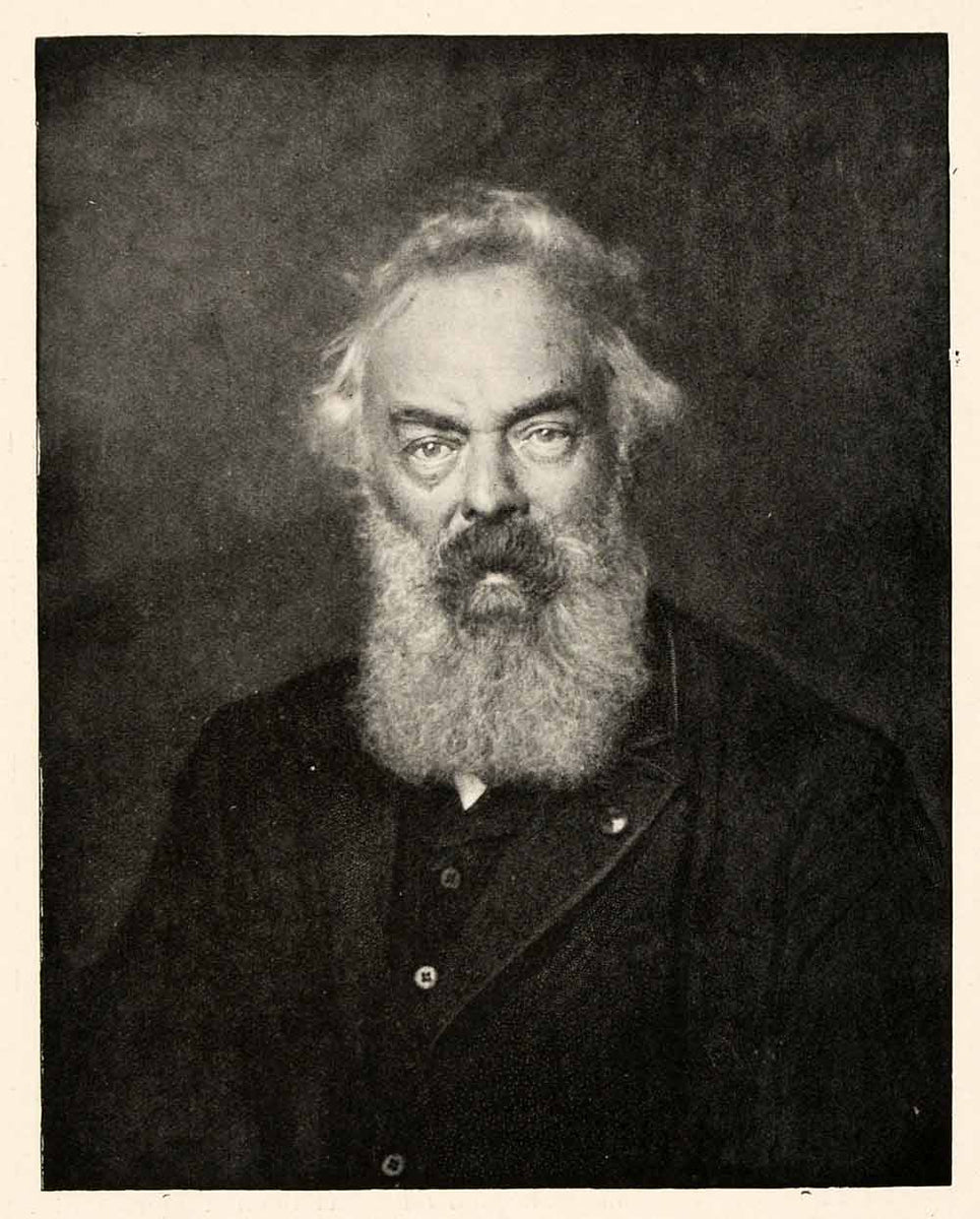 1898 Print William Roelofs Portrait Dutch 19th Century Painter Smissae ...