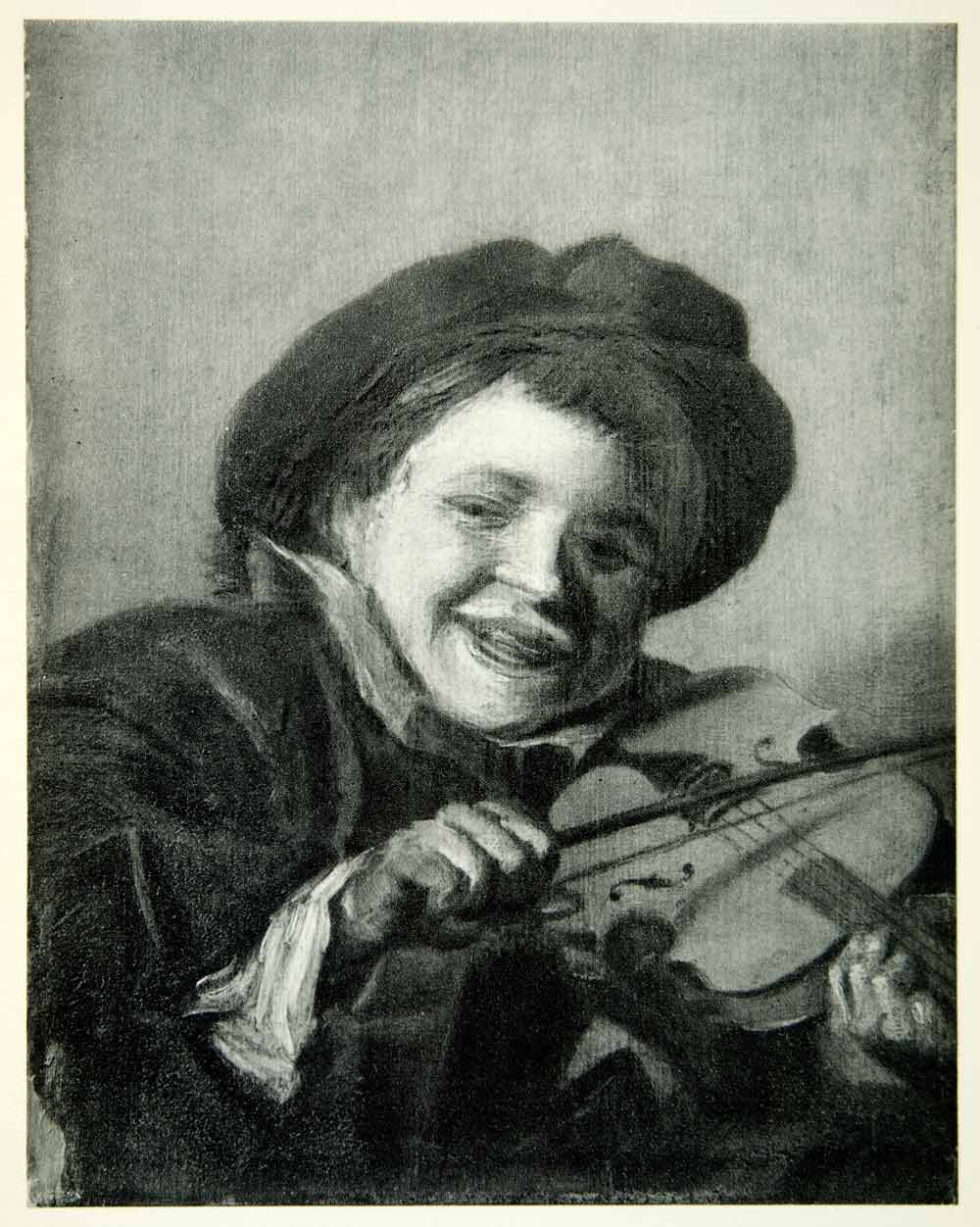 1950 Rotogravure Boy Playing Violin Musical Instrument Portrait Frans ...