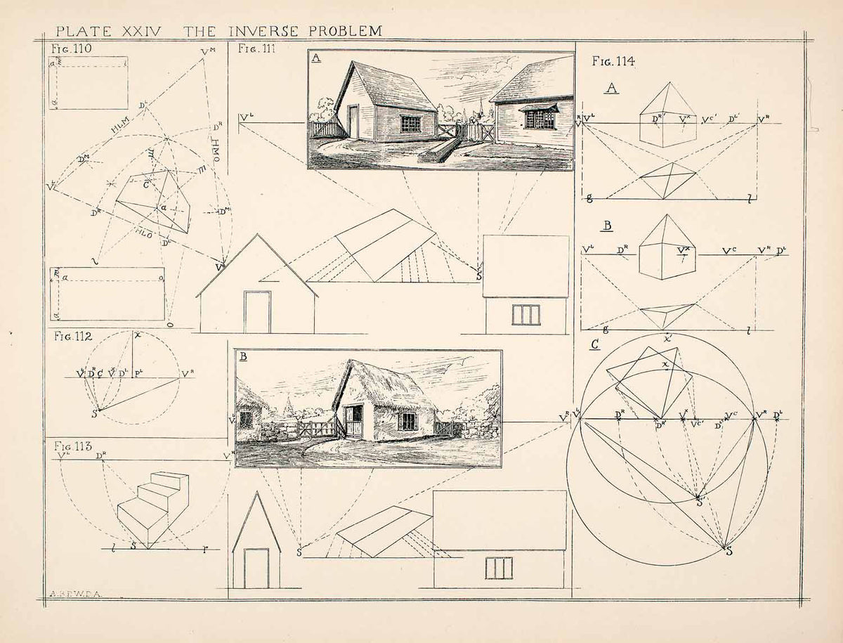 1882 Wood Engraving Inverse Problem William Robert Ware Architect XDC3 ...