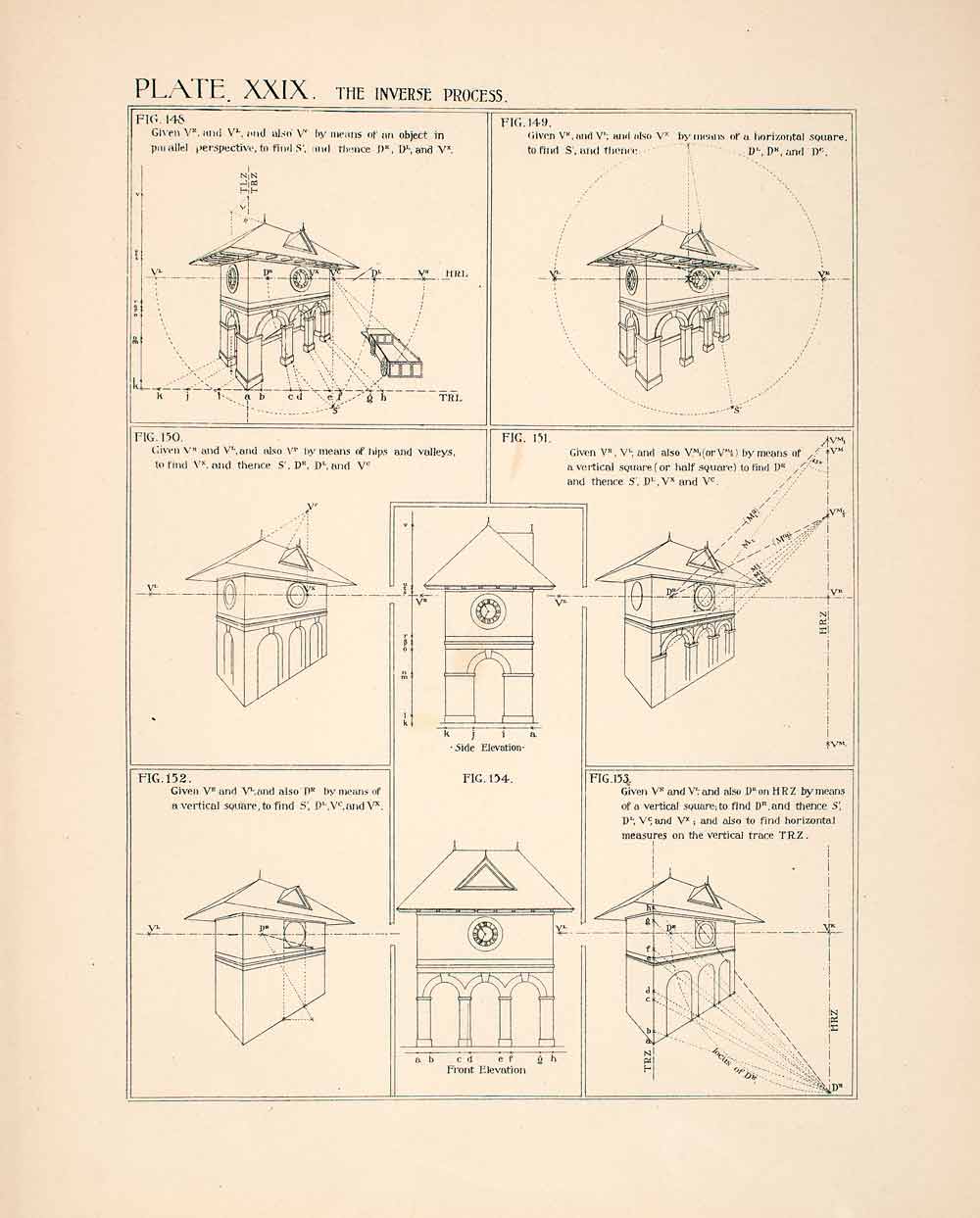 1882 Wood Engraving Inverse Process William Robert Ware Architect XDC3 ...