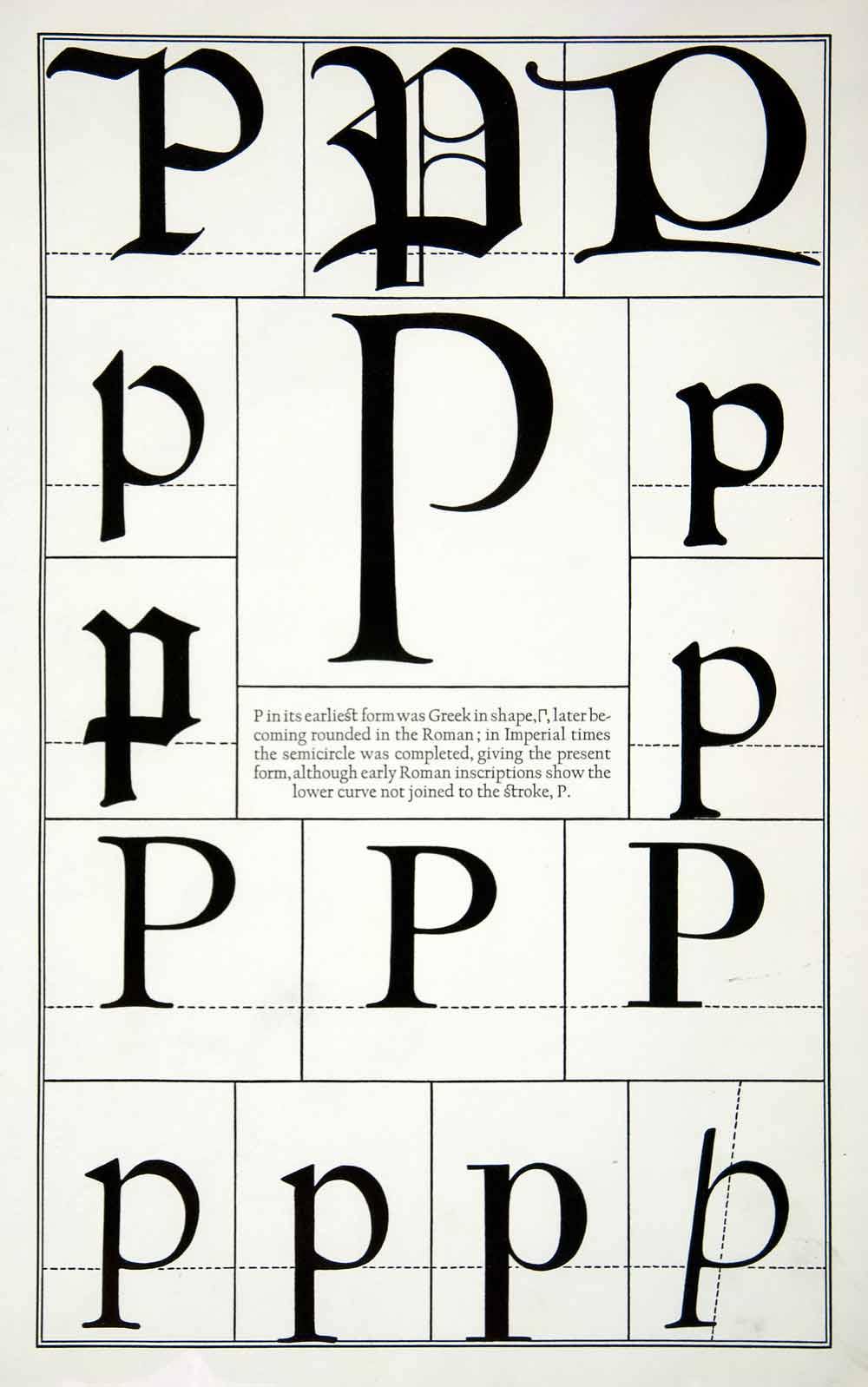 Typography Letters P