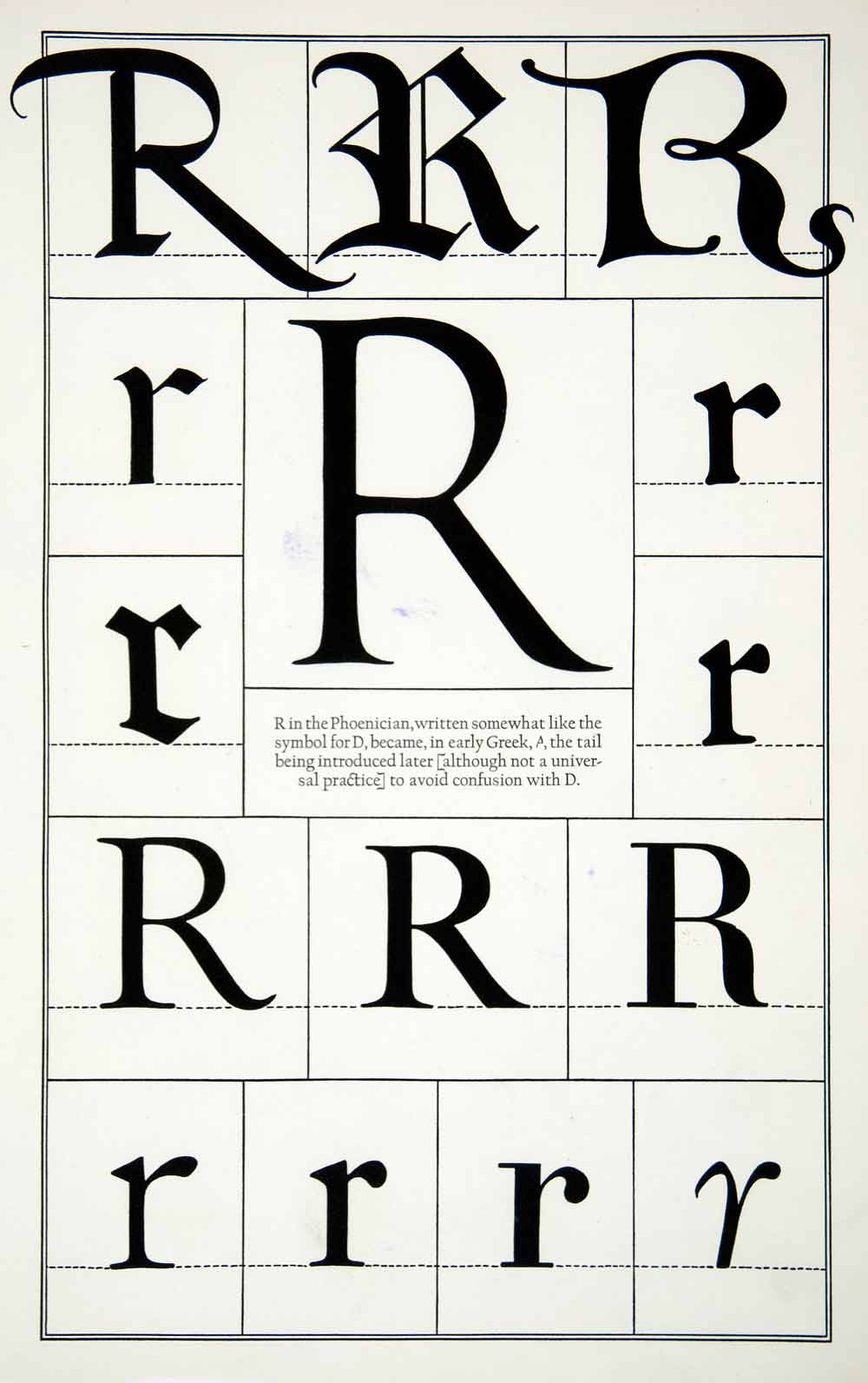 Typography Letters R