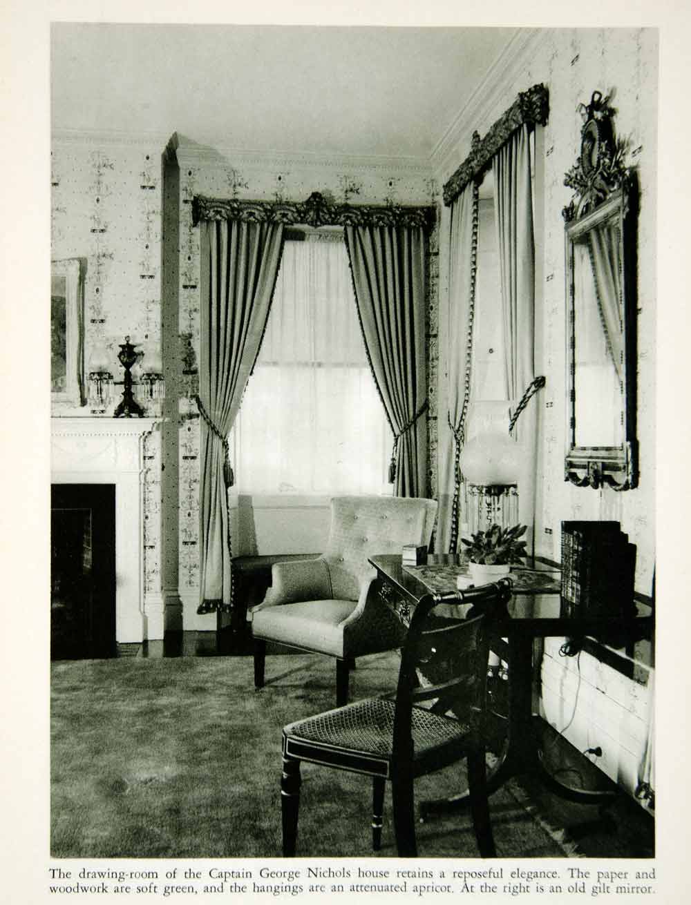 1950s Living Room Drawing