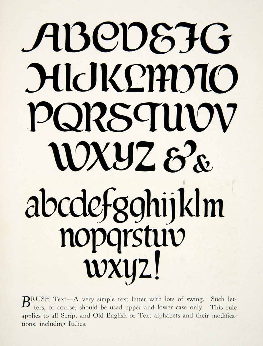 Simple Old English Fonts