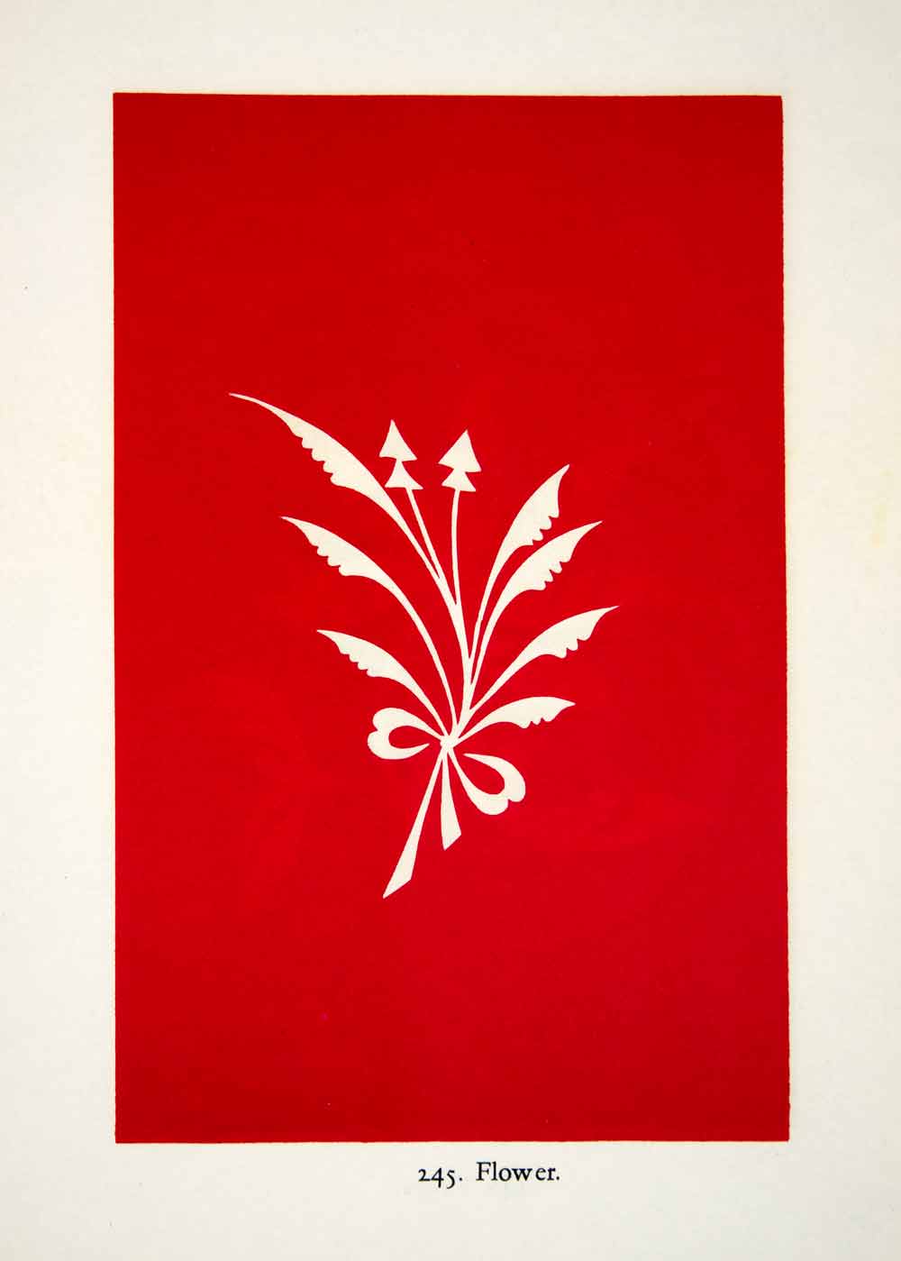 1949 Lithograph Flower Floral Botanical Jiangxi Kiangsi China Chinese ...