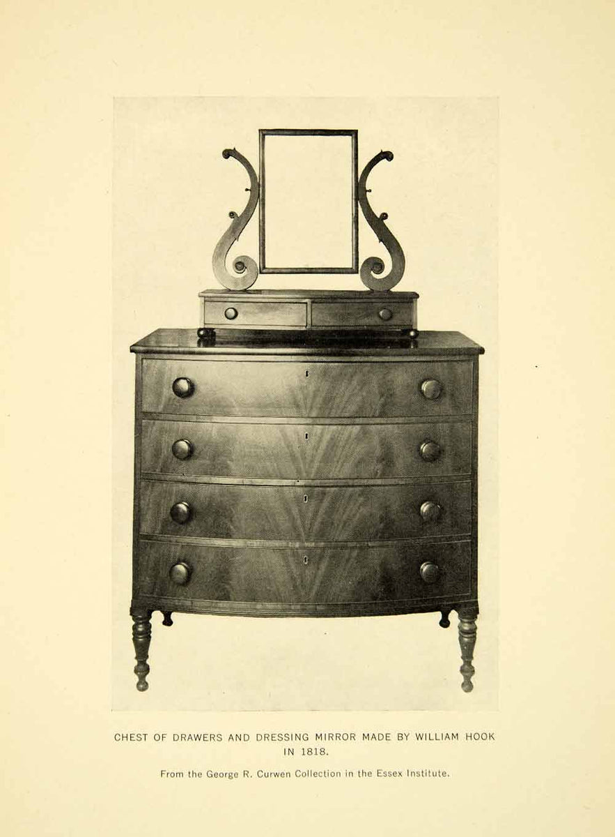 1934 Print Chest Drawers Furniture William Hook Samuel McIntyre Dresse ...