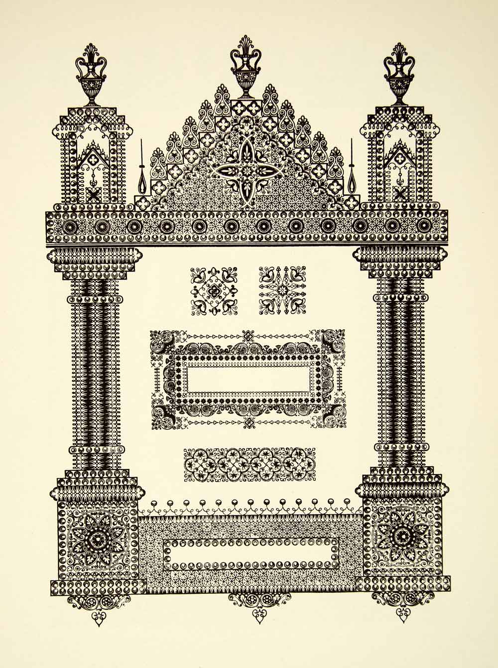 Typographic Borders Wm. H. Page's Specimens Of Chromatic Wood Type,