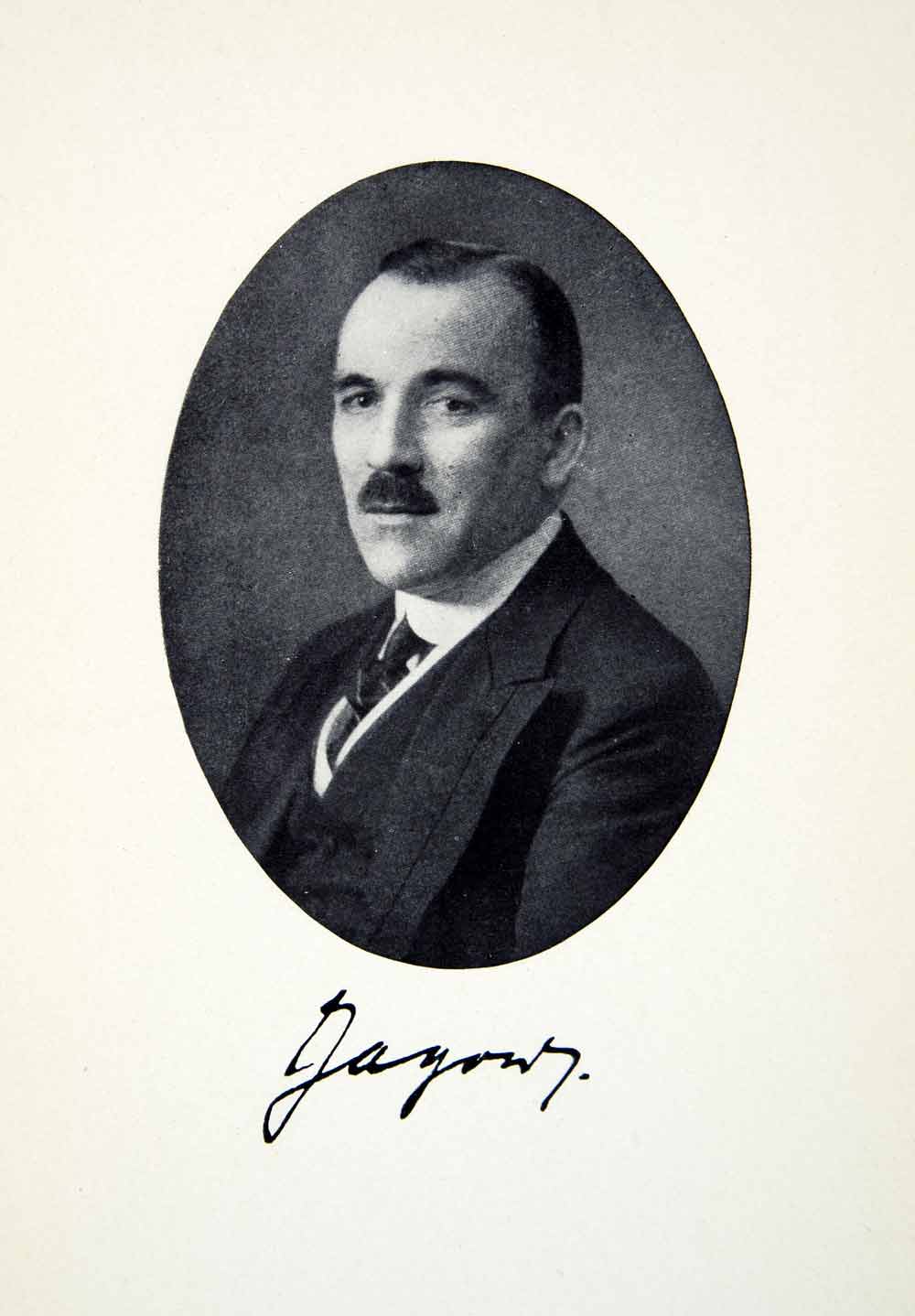 1914 Print Portrait Gottlieb Von Jagow German Diplomat Foreign Ministe ...