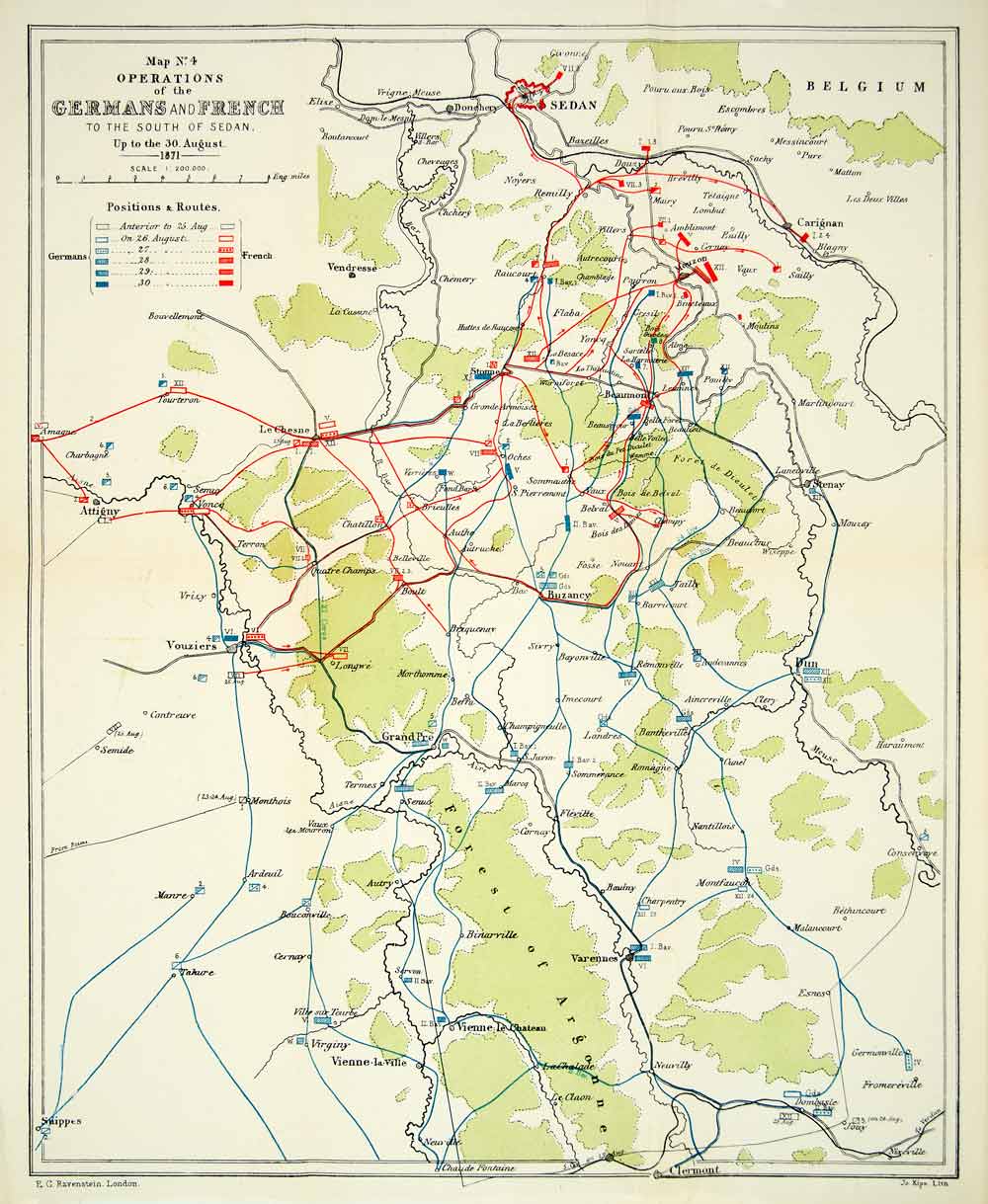 Franco Prussian War Map