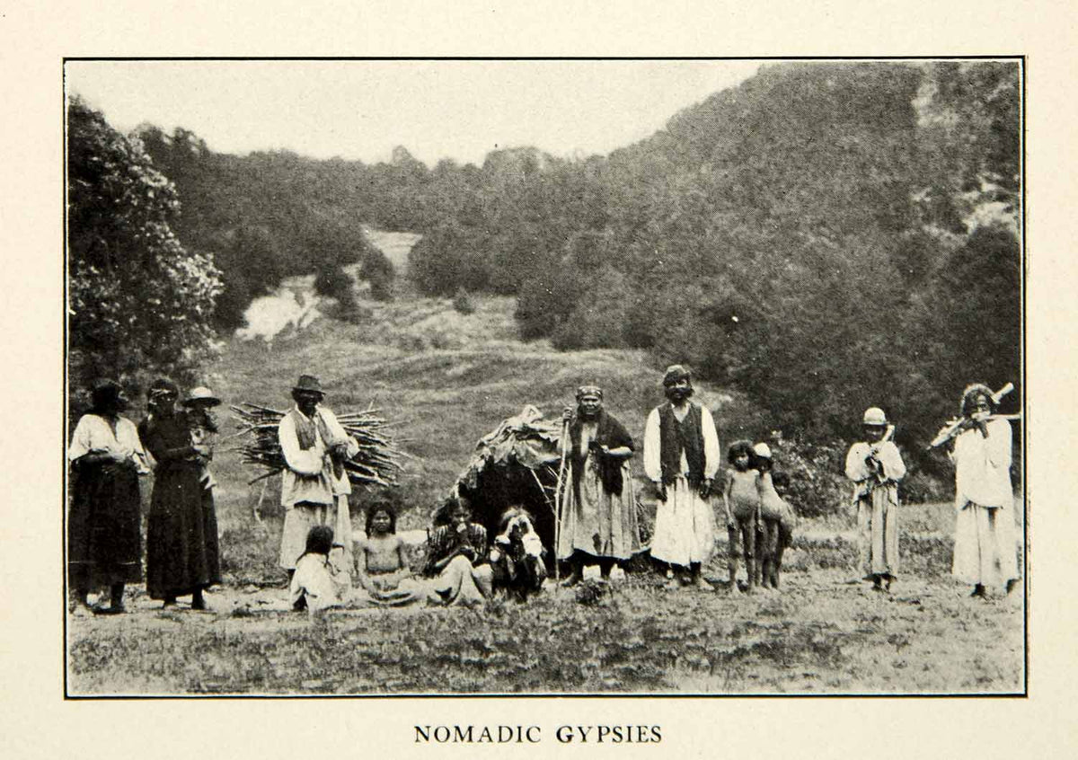 1907 Print Nomadic Gypsies Eastern Europe Roma Traditional Eastern XEK ...