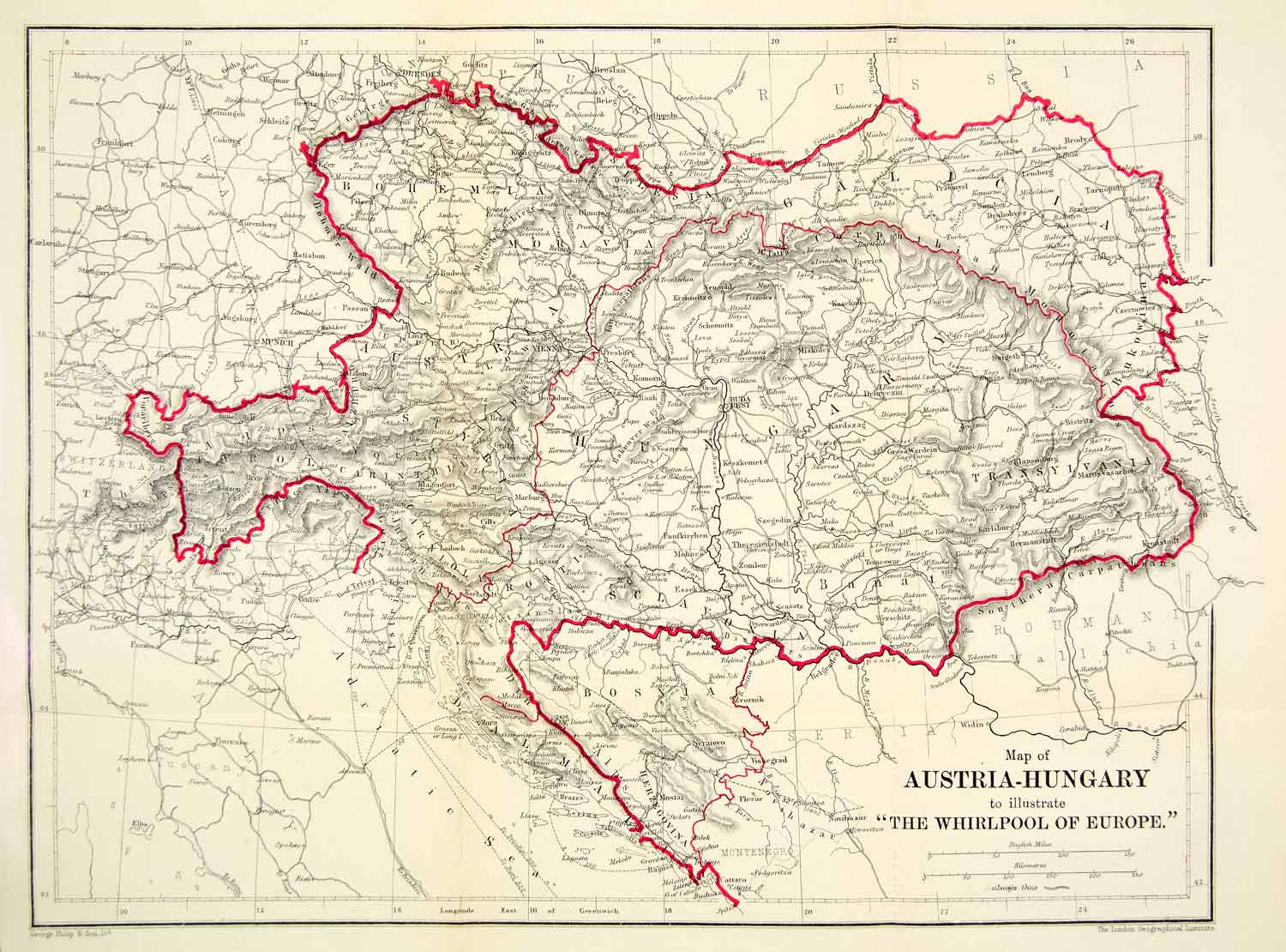 Austria Hungary Map