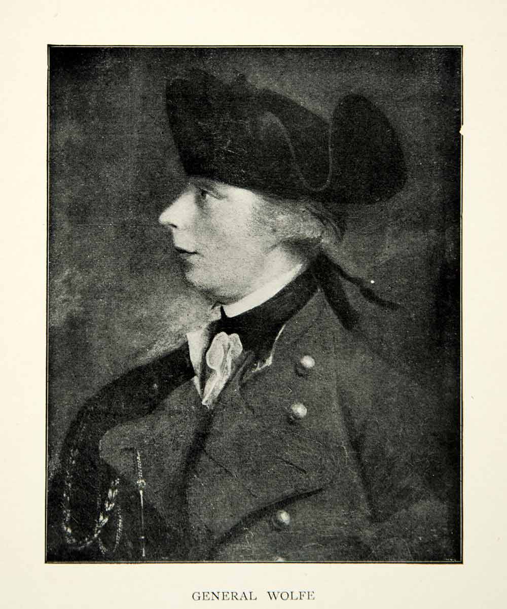 1898 Print Major General James Wolfe British Officer Army Quebec Jacob ...