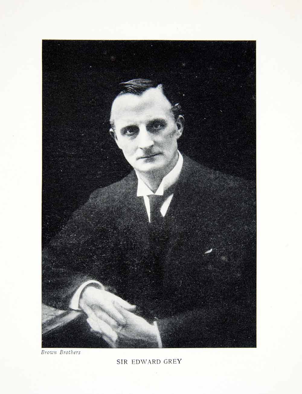 1933 Print Portrait Sir Edward Grey British Statesman Foreign Secretar ...