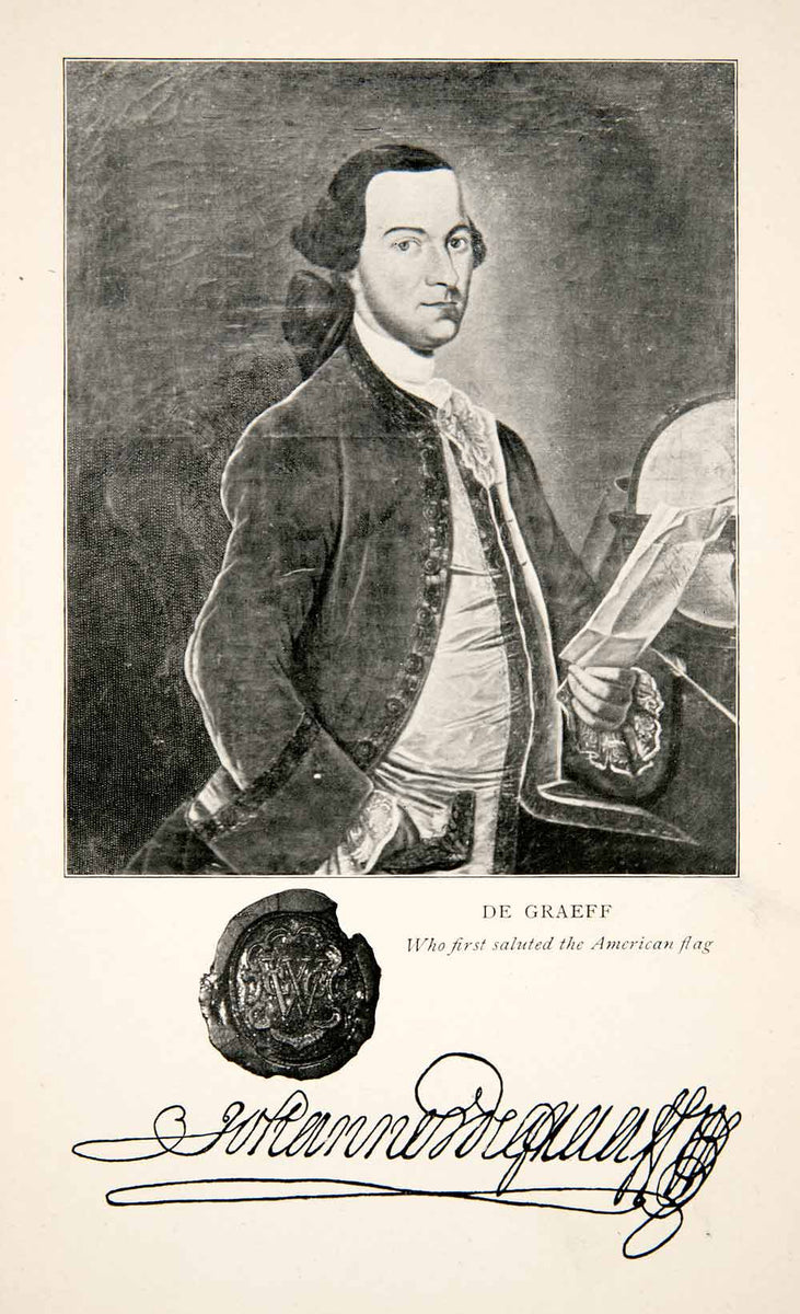 1903 Print Johan de Graeff Portrait Holland Netherlands Historic Costu ...