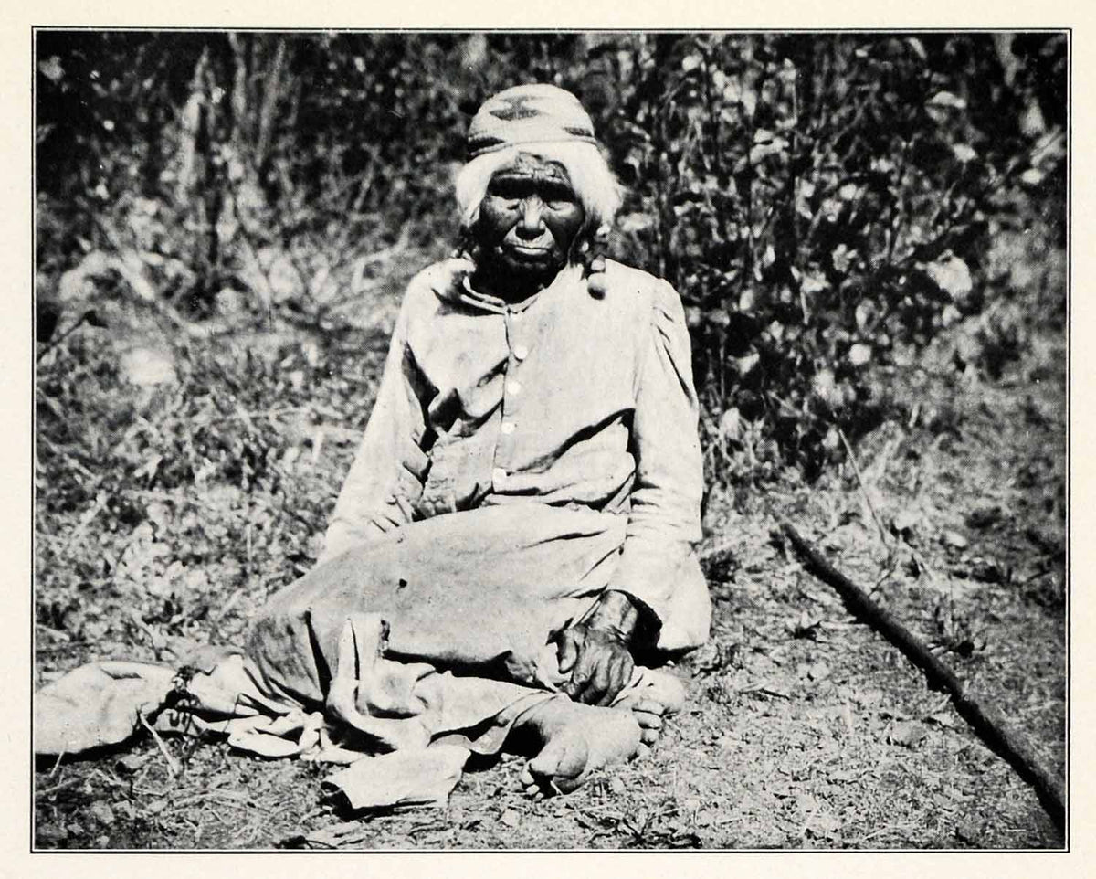 1912 Print Portrait Chilula Woman Tribe Native American Molasses XGAA2 ...