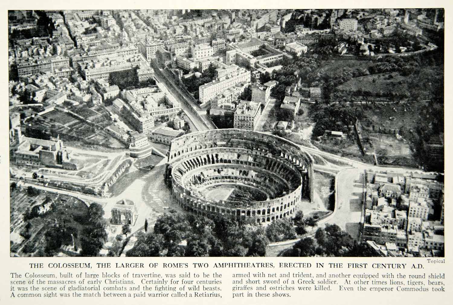 Aerial View Of The Colosseum