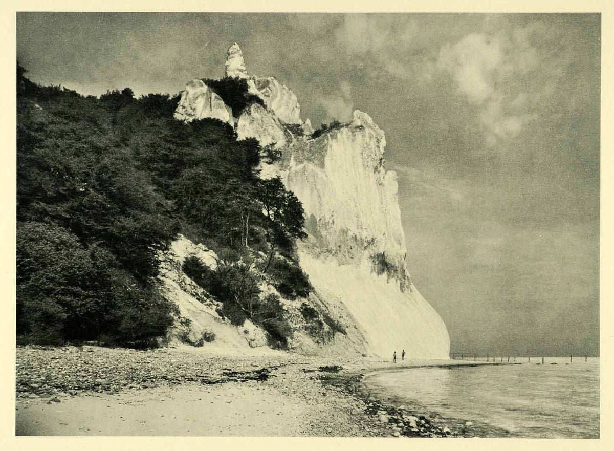 1949 Print Mons Klint Moen Cliff Denmark Natural History Mon Coastal X ...