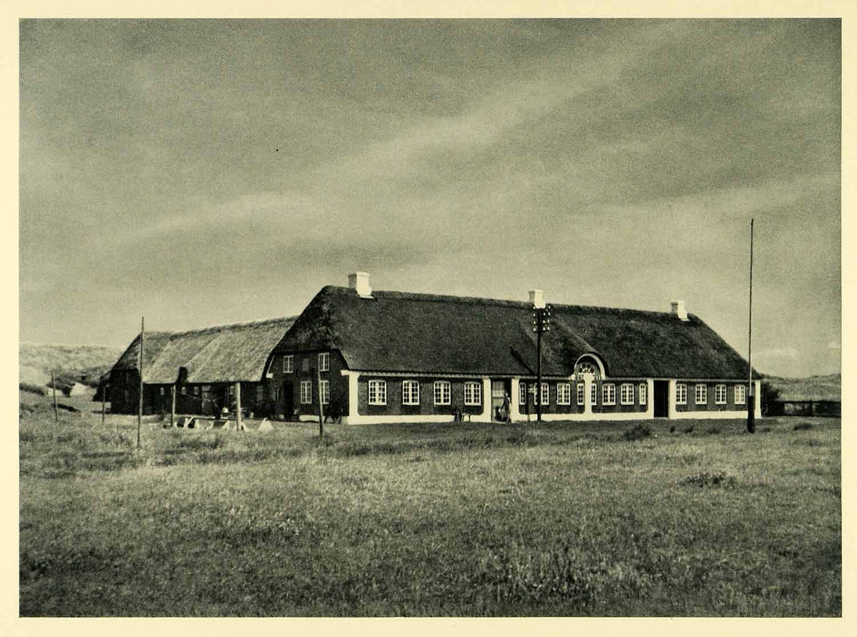 1949 Print Holmsland Denmark Coast Guard Station Military Historic Ima ...