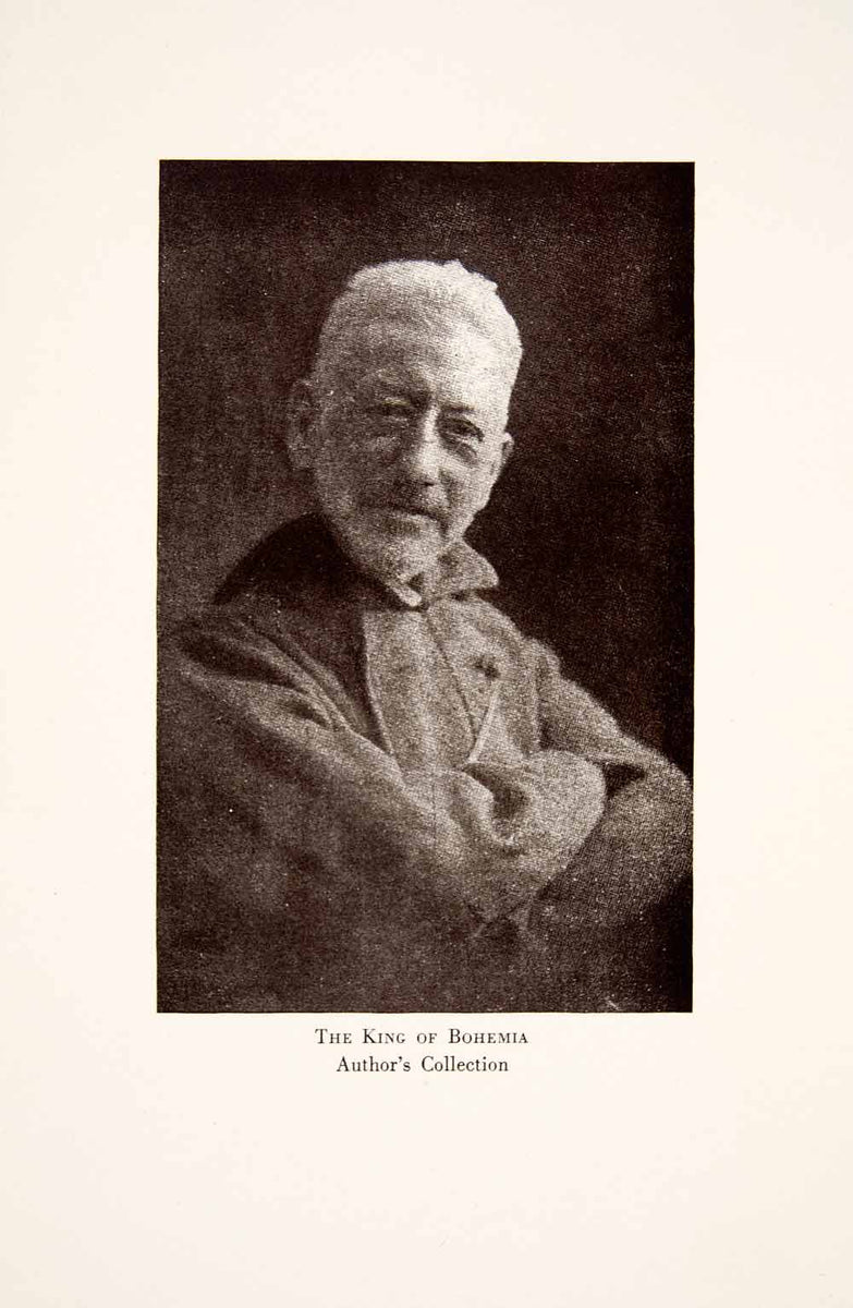 1931 Print King Bohemia Left Bank Paris France Portrait Roi De La Bohe ...