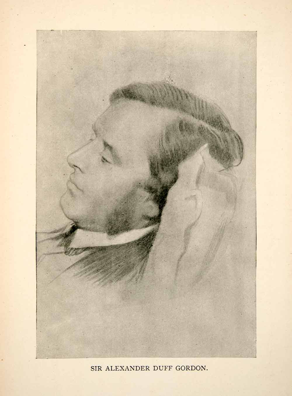 1903 Print Portrait Sir Alexander Cornewall Duff Gordon Profile George ...
