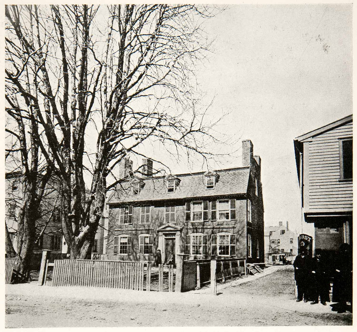 1919 Print Richard Derby House 1761 Derby Street Salem Georgian Coloni ...