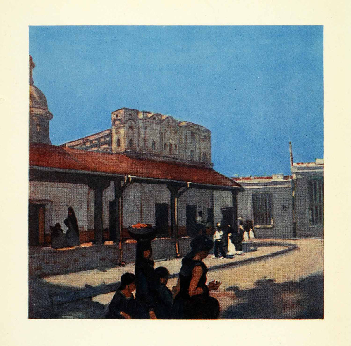 1912 Print Archibald Stevenson Forrest Art Asuncion Paraguay Street Ci ...