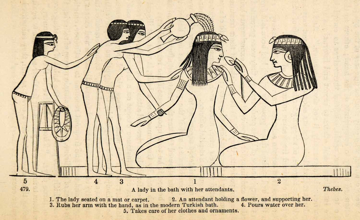 Ancient Egyptian Servants Image Of Egyptian Servant Girl, Carrying An