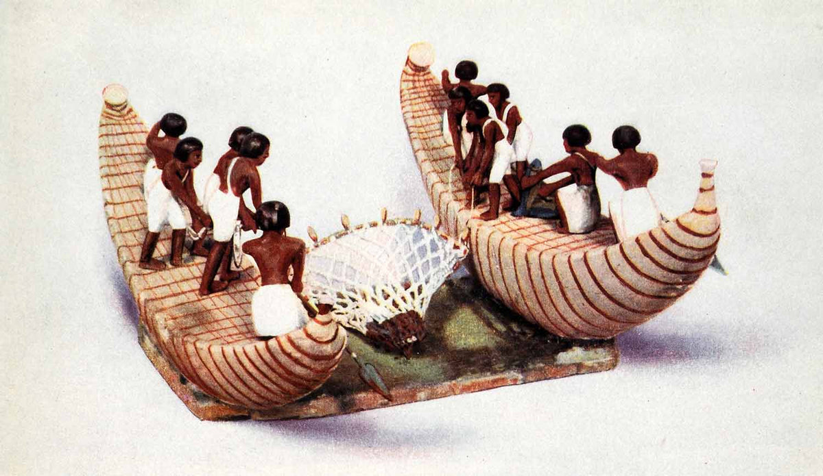 Ancient Egyptian Fishing Boats