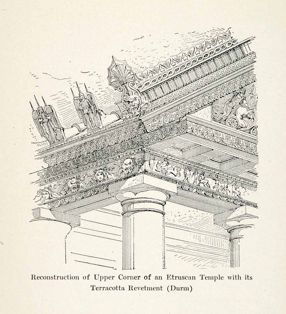 Model Of An Etruscan Temple