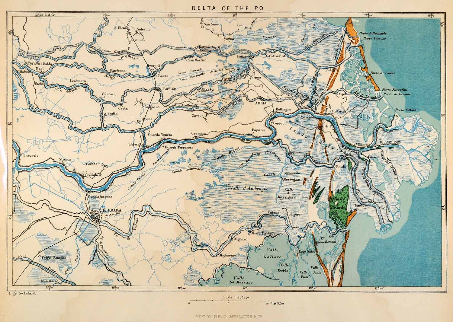 Po River Map