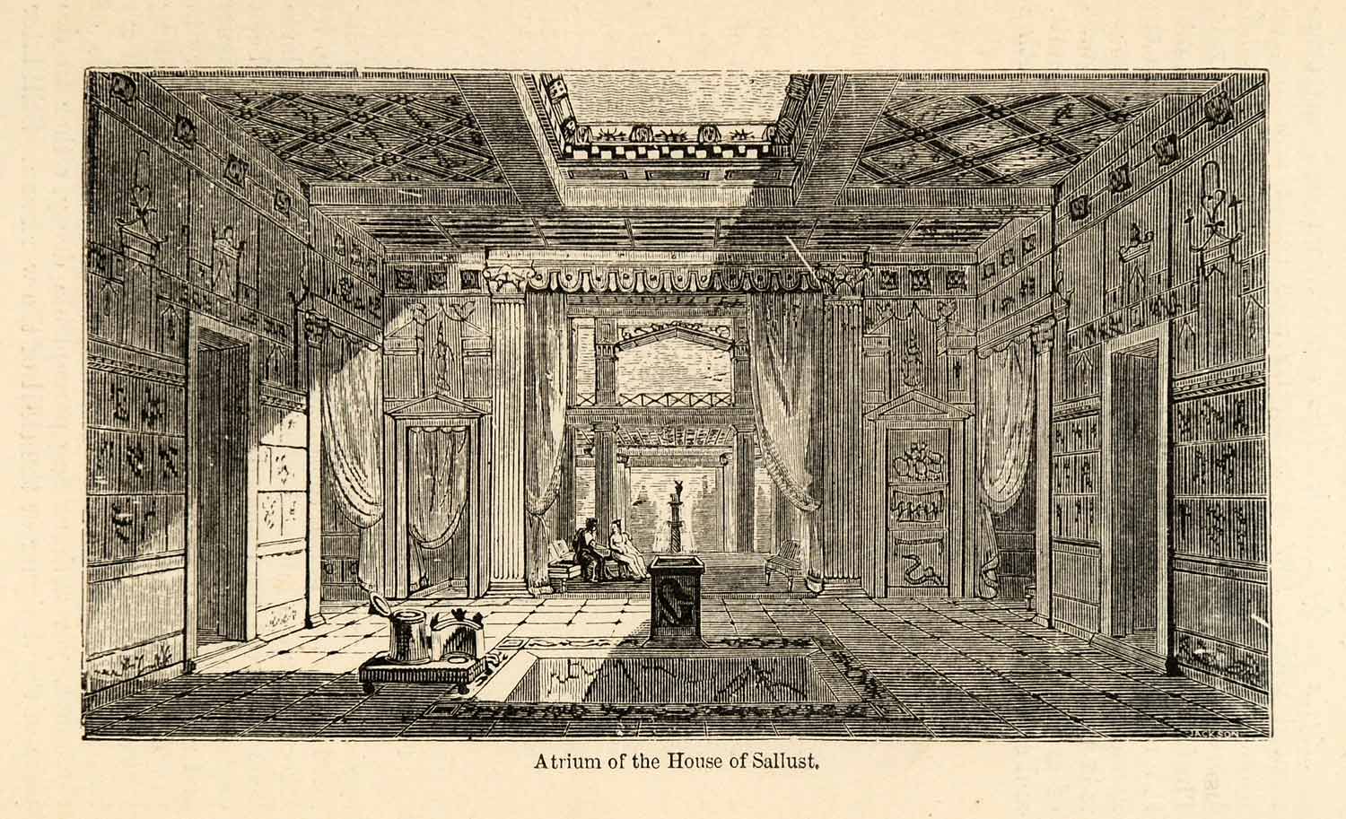Roman Atrium House Plan