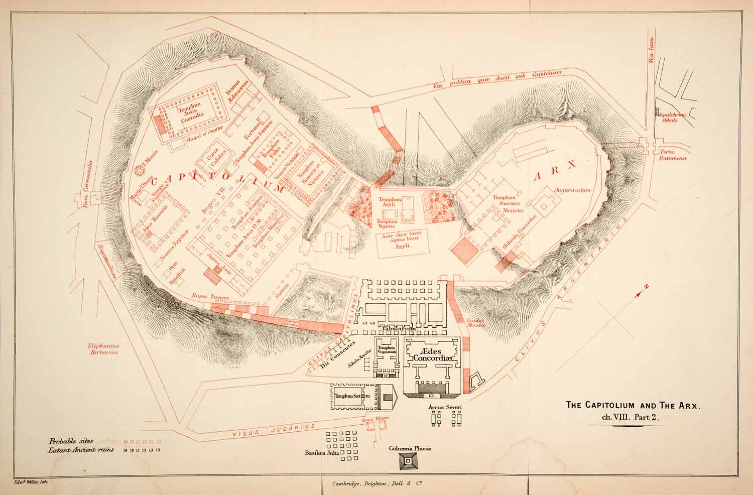Capitoline Hill Map