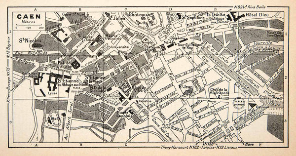 Caen Map