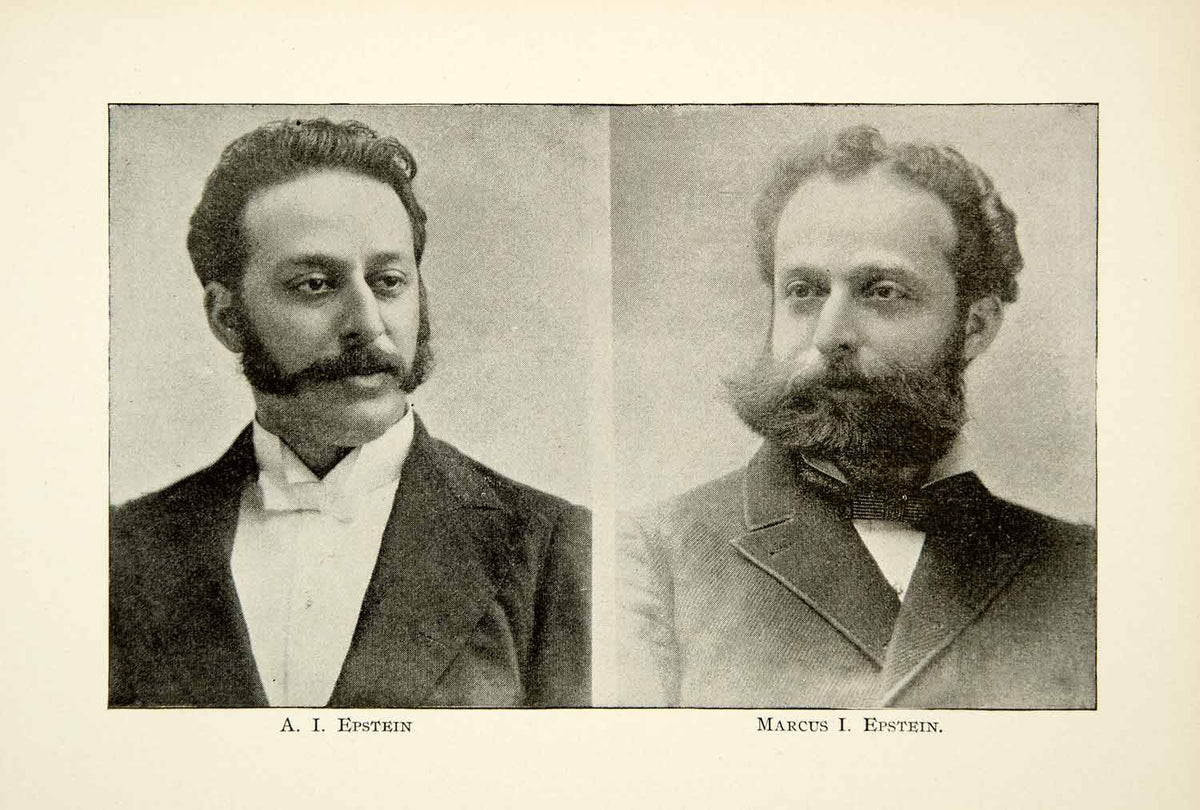 1900 Print AI Marcus Epstein Portrait Pianist Musician Composer Victor ...