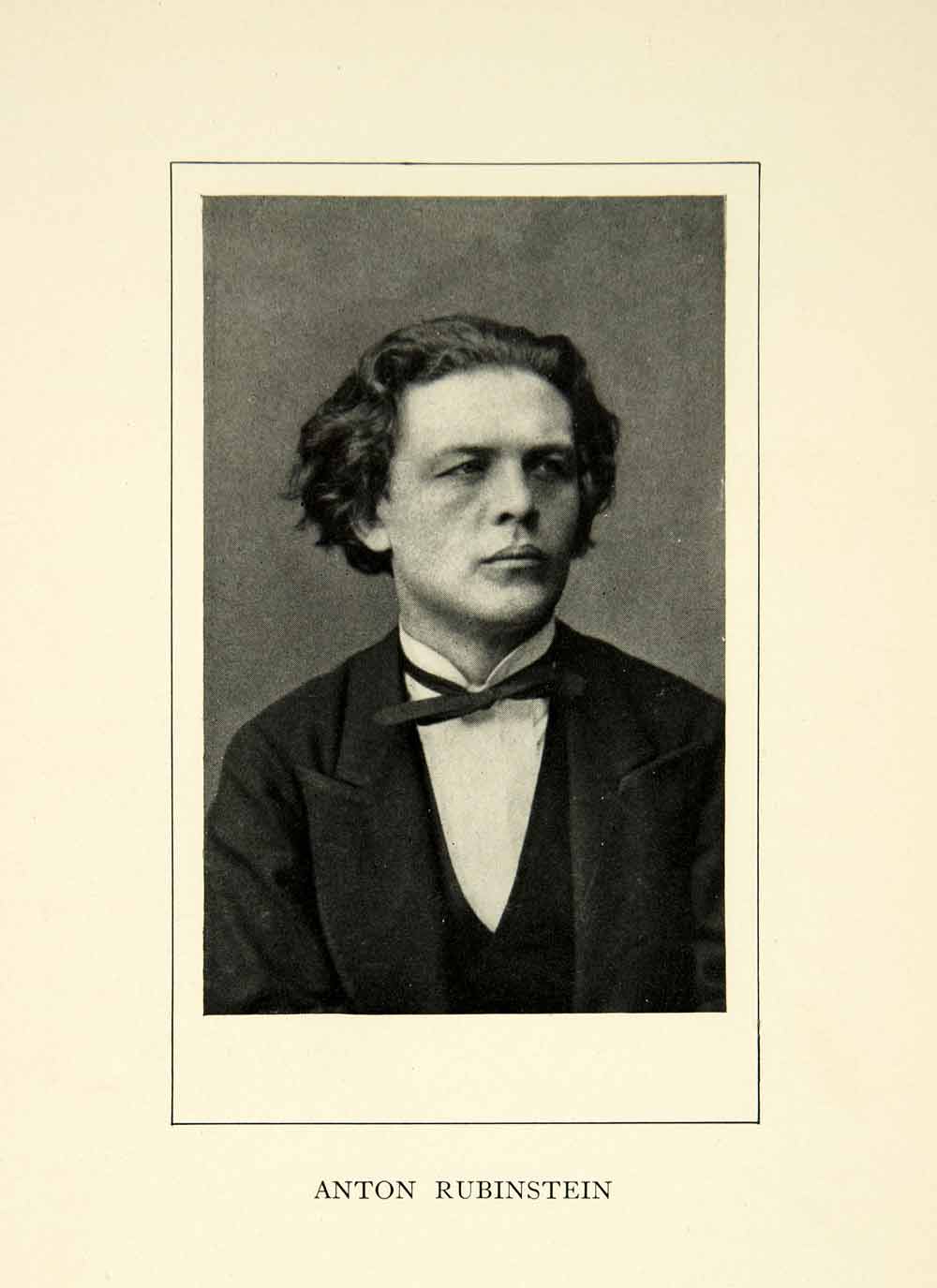 1905 Print Anton Rubinstein Saint Petersburg Conservatory Pianist Demo ...