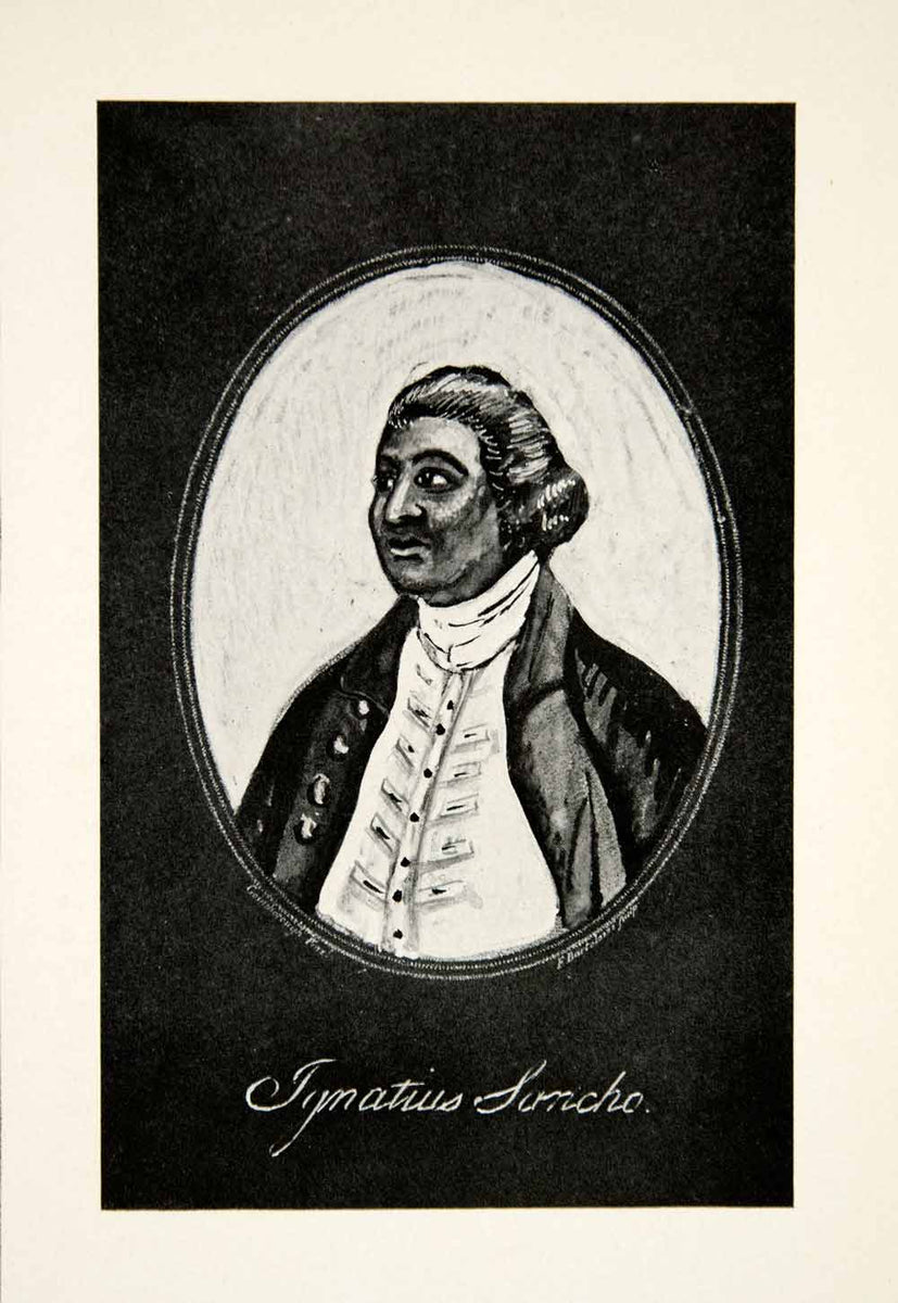 1936 Print Ignatius Sancho Compose Actor Writer Abolitionist Extraordi ...