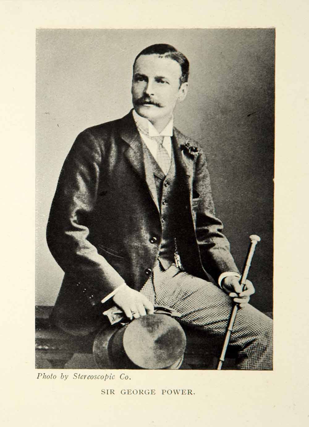 1914 Print Portrait Sir George Power Actor Opera Singer Tenor English ...